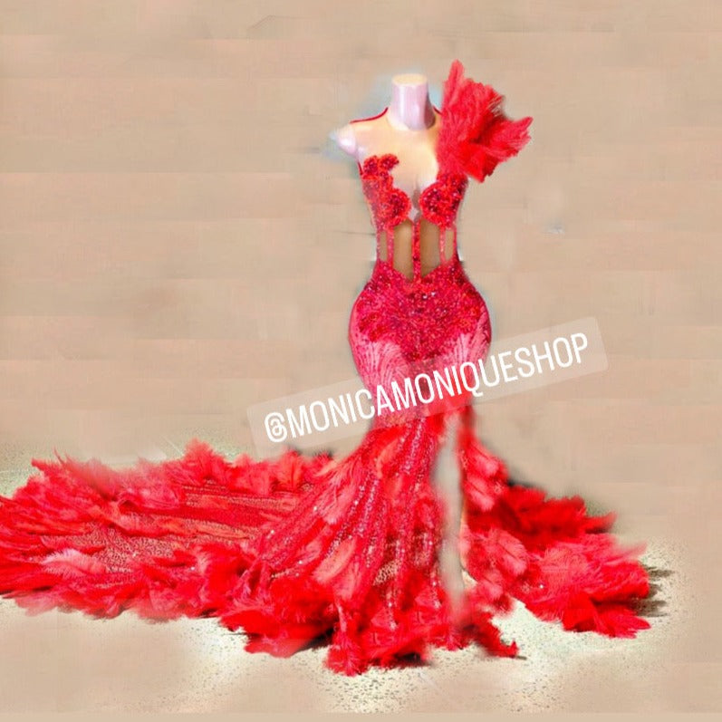 Midnight Vixen Gown – MONICA MONIQUE Fashion House