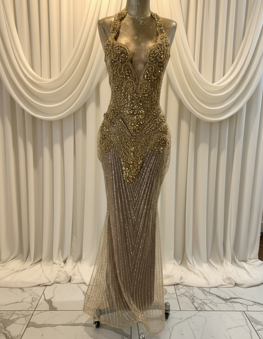 Mikia Gown or dress – MONICA MONIQUE Fashion House