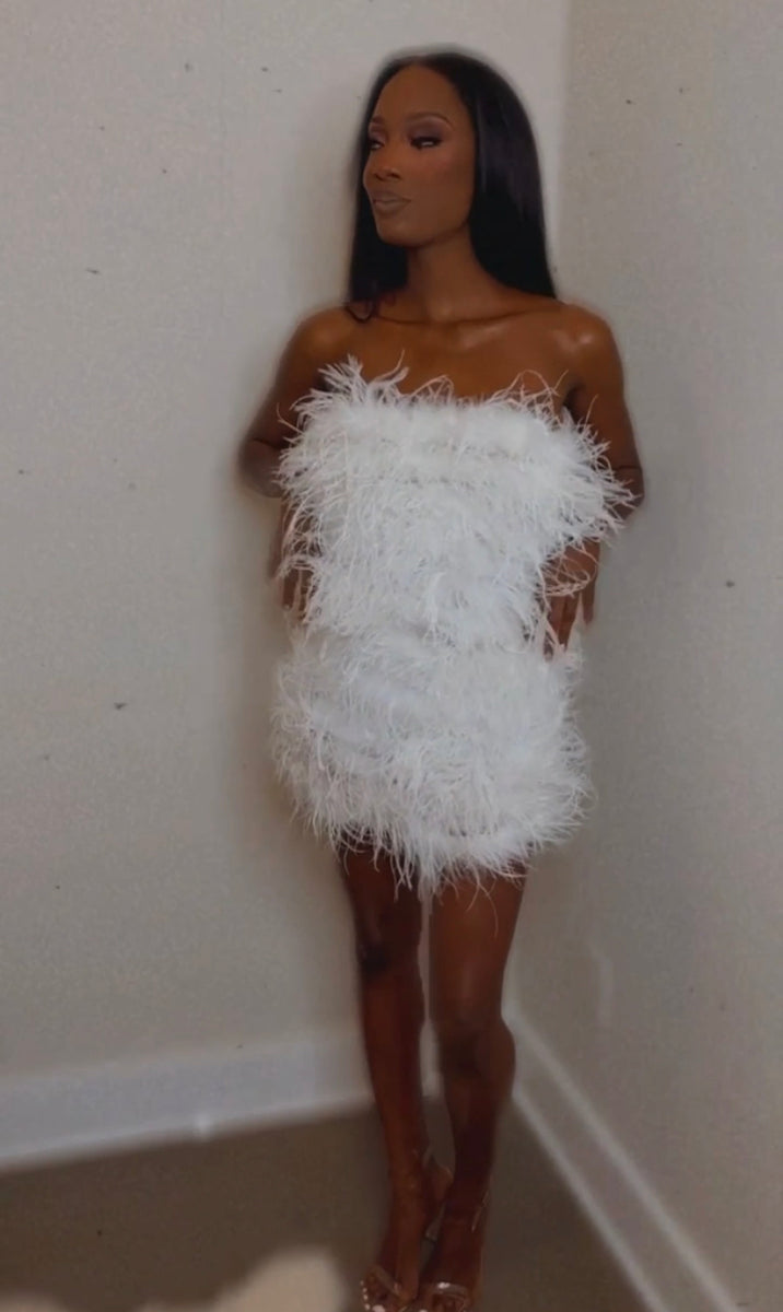 Pretty Fluffy Dress – MONICA MONIQUE Fashion House